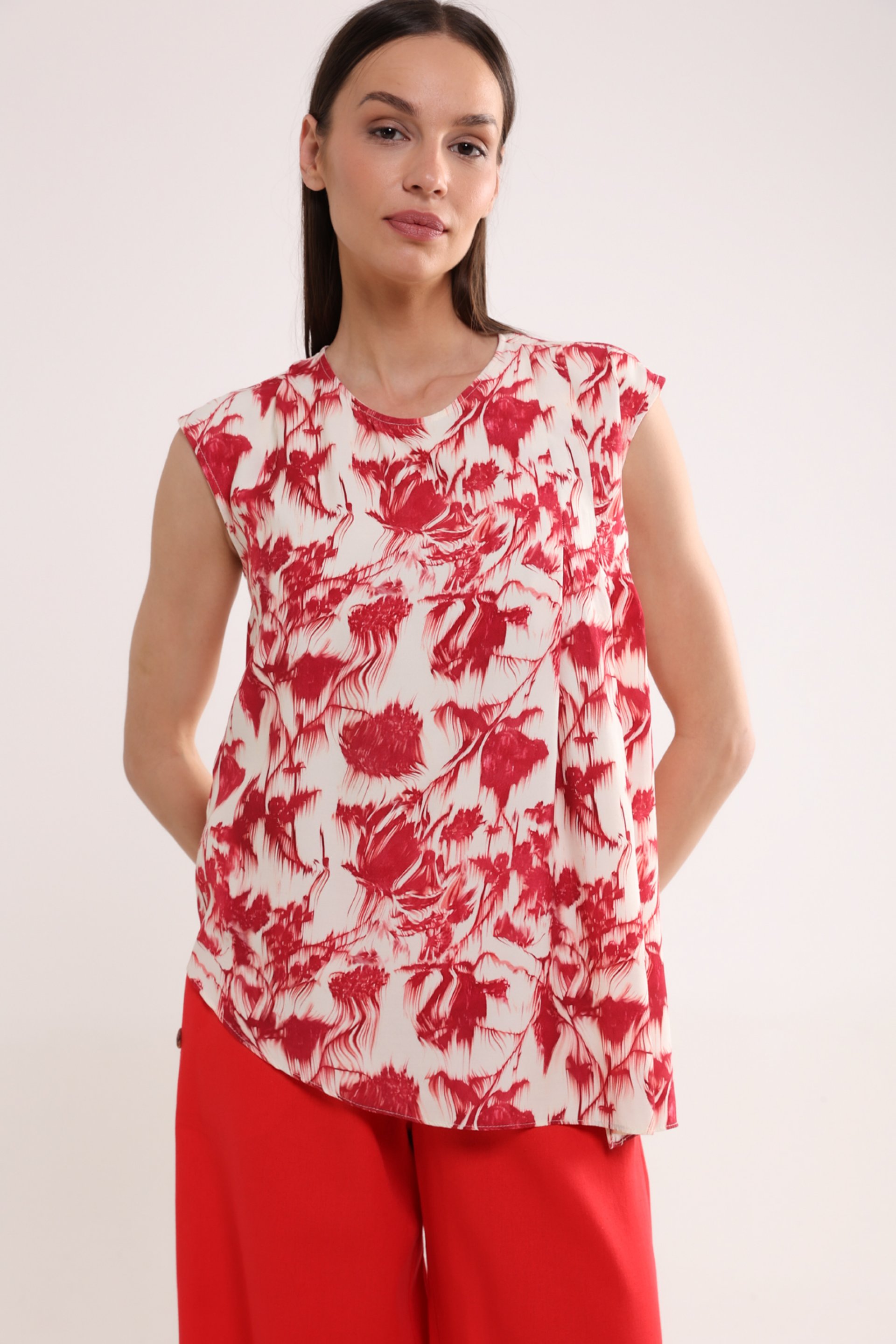 ASIMETRIČNA VISKOZNA BLUZA